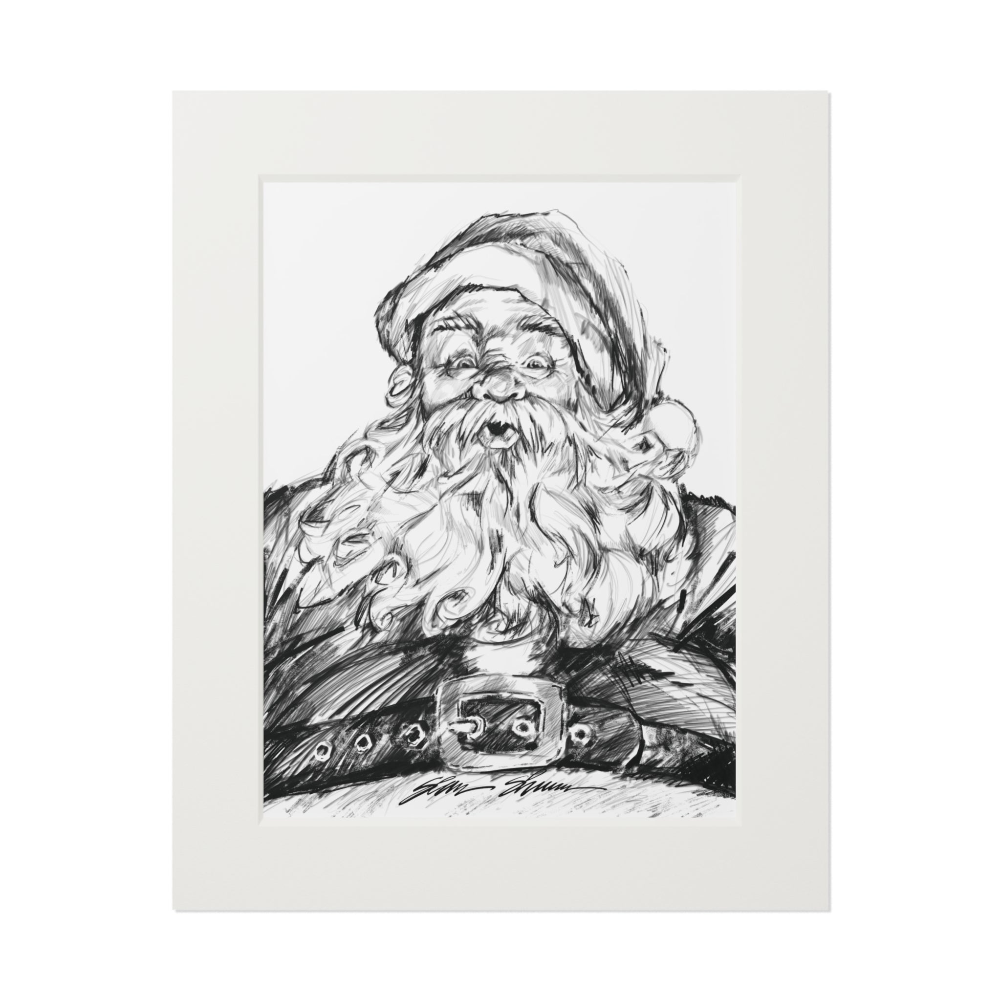 2023 Santa Fine Art Print – Sean Shrum Studio